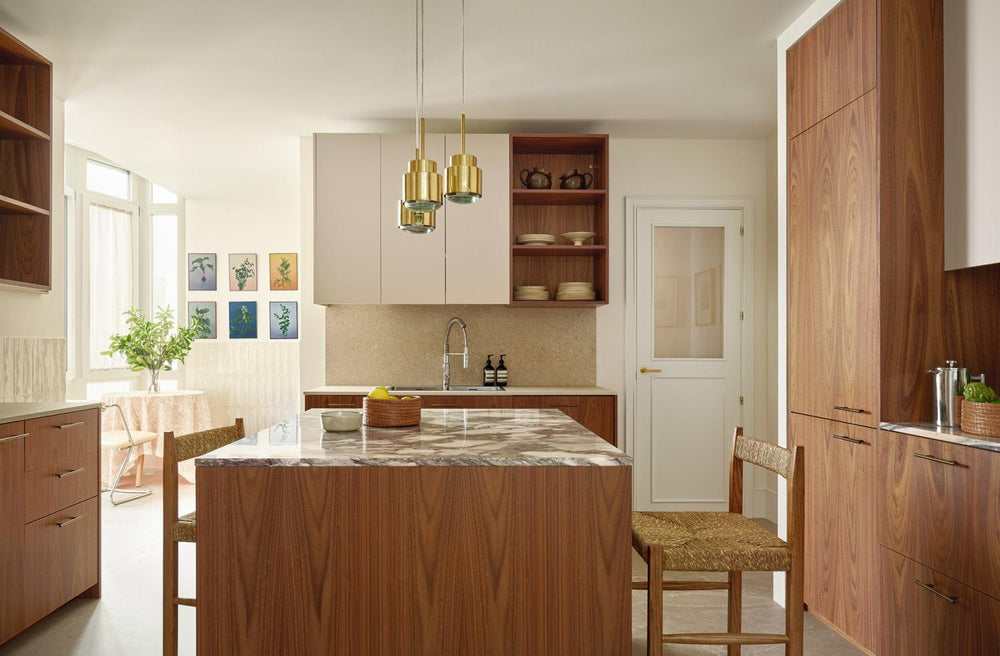 Warm and functional design for a family kitchen – CUBRO